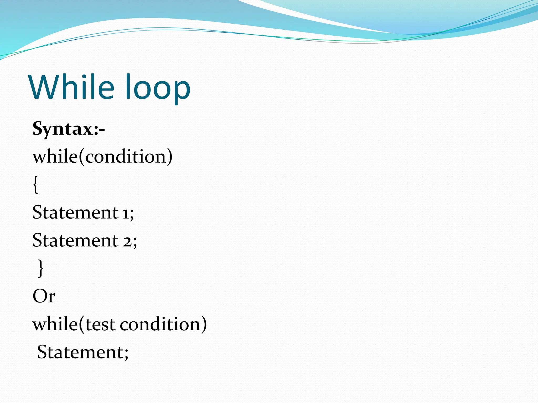 Control Statement IN C.pptx