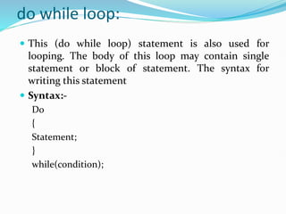 Control Statement IN C.pptx