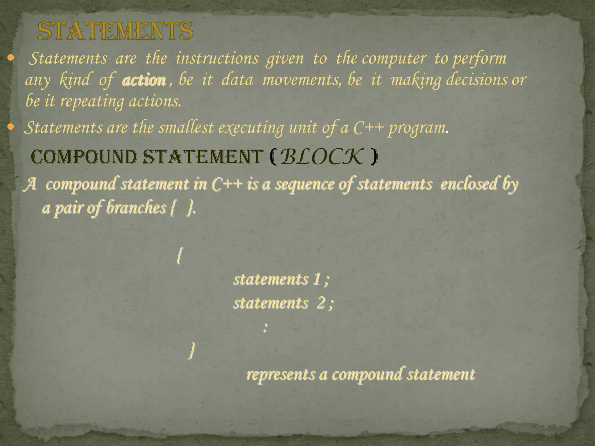 Control statements | PDF