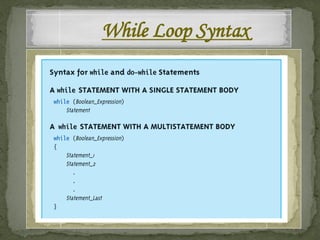 Control statements | PDF