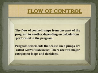 Control statements | PDF