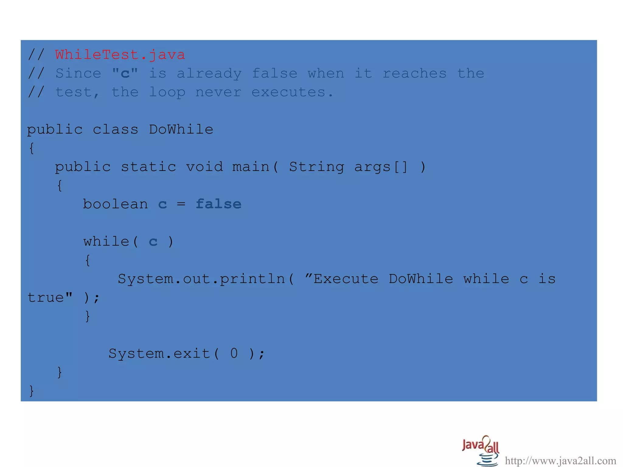 Control statements | PPS