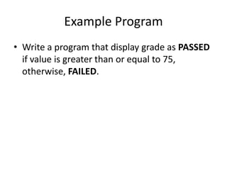 Control statements in Java | PPTX