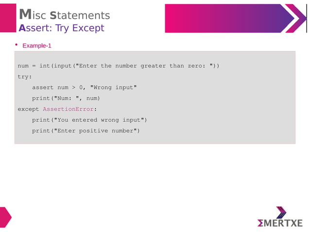 Python programming : Control statements | PDF