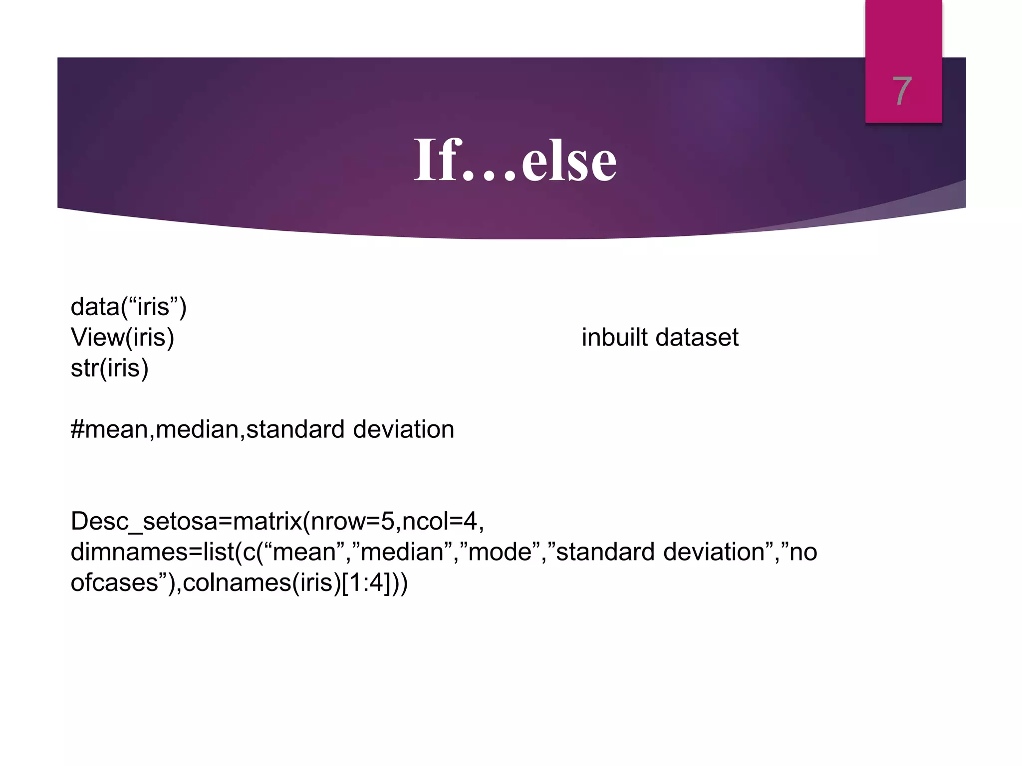 Control statements | PPTX