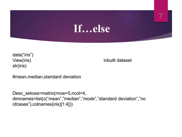 Control statements | PPTX