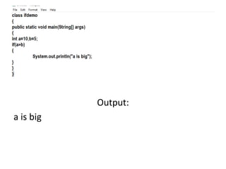 Control statements in java | PPTX