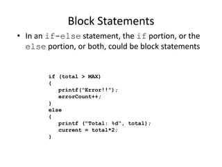 Control statements anil | PPT