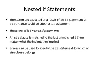 Control statements anil | PPT