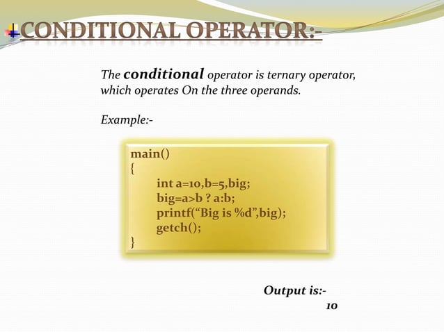 Control statements in c | PPTX | Programming Languages | Computing