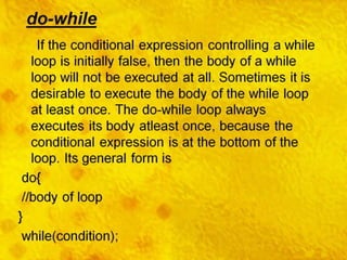 Control statements in java | PPT