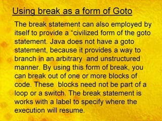 Control statements in java | PPT