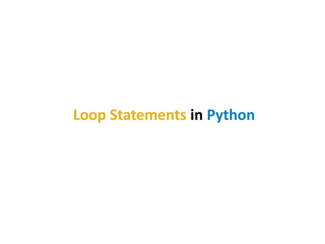 Control_Statements_in_Python.pptx | Programming Languages | Computing