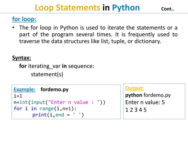 Control_Statements_in_Python.pptx | Programming Languages | Computing