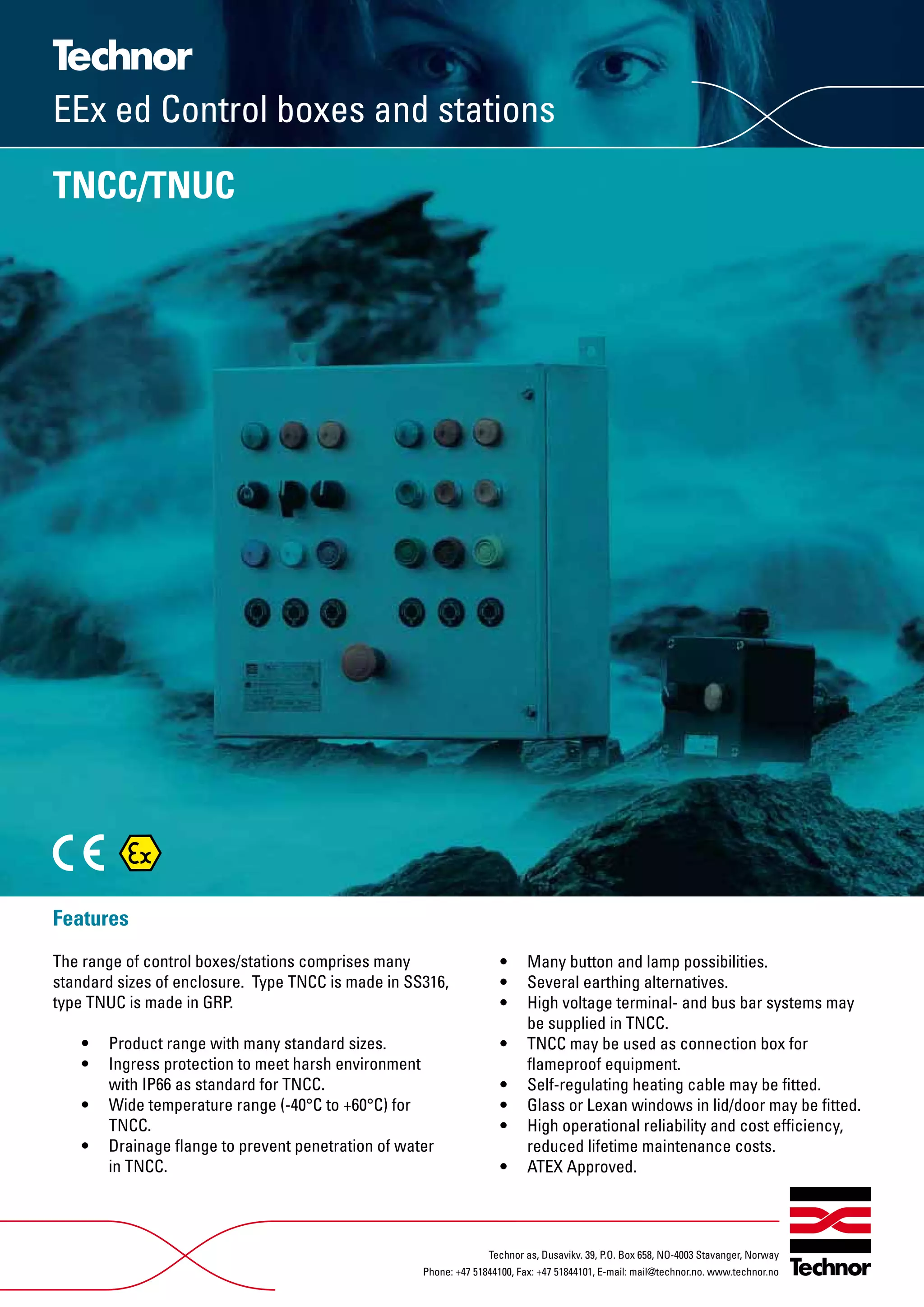 Control Stations - Hazardous Area - Technor TNCC | PDF