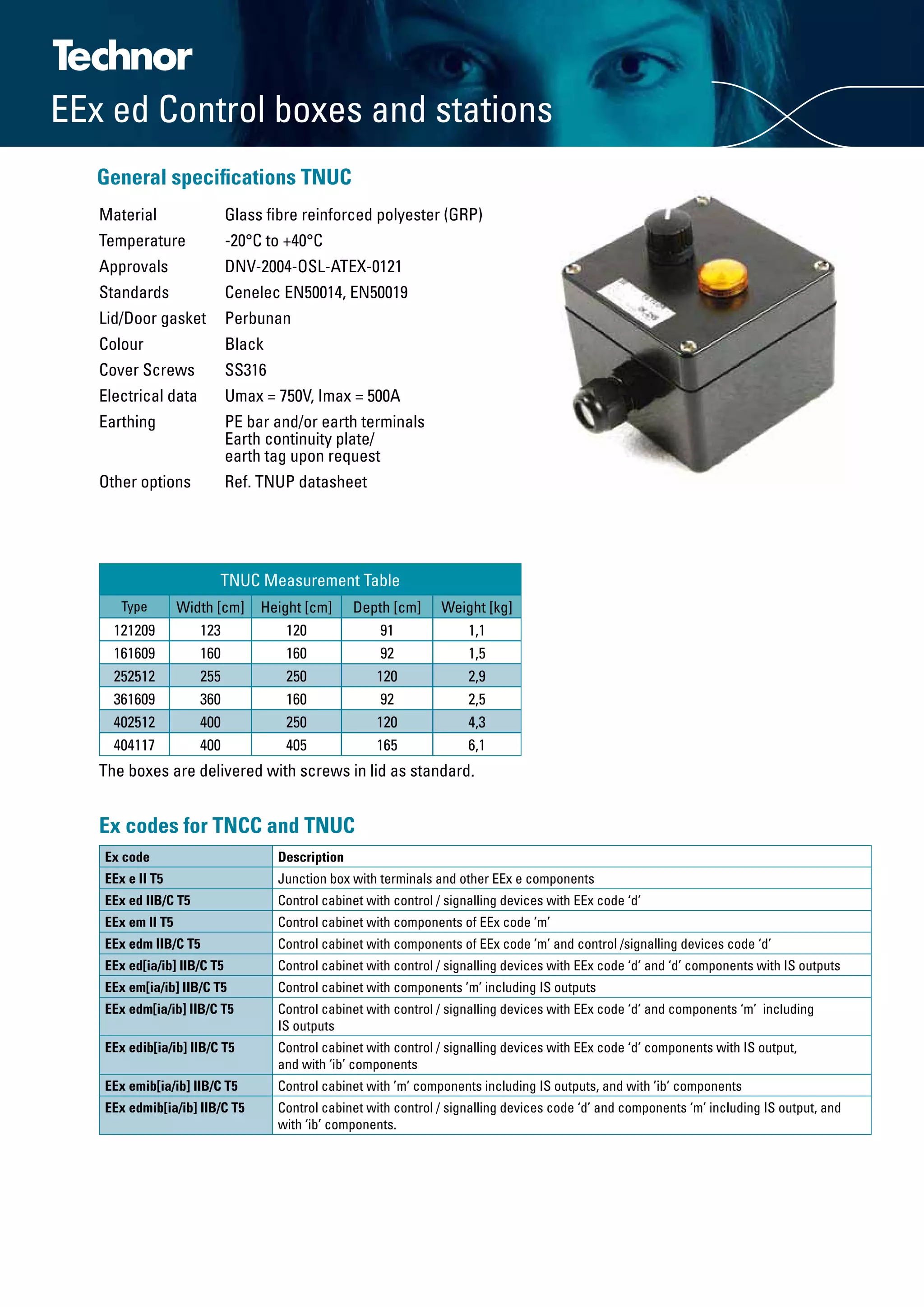 Control Stations - Hazardous Area - Technor TNCC | PDF
