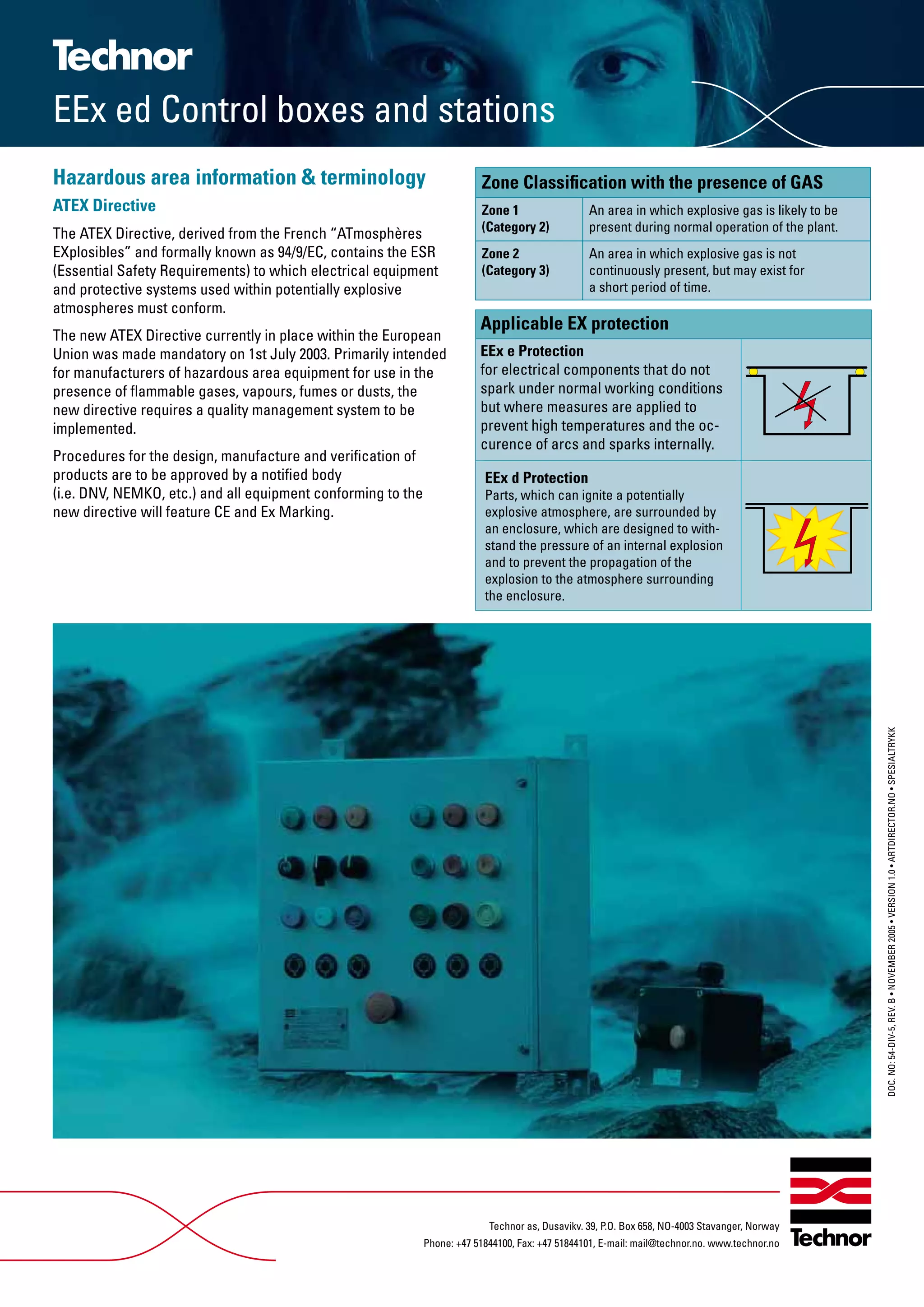 Control Stations - Hazardous Area - Technor TNCC | PDF