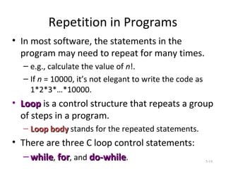 Control structure | PPT