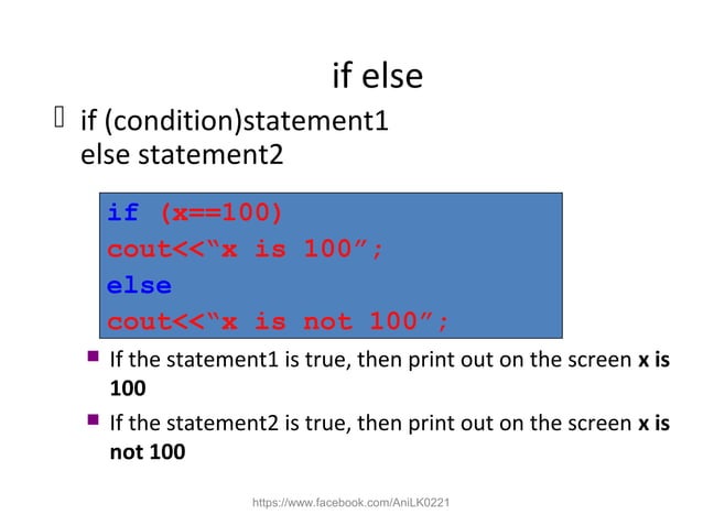 Control Structure C