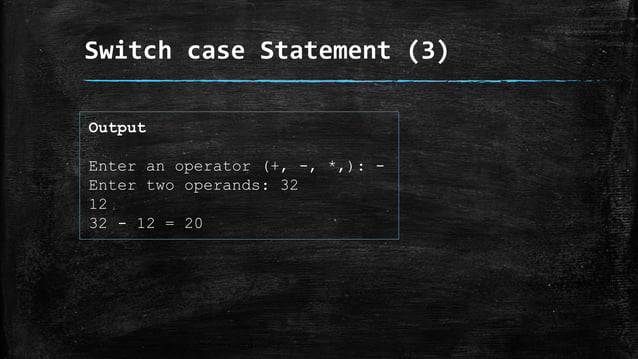 Control structure of c | PPT