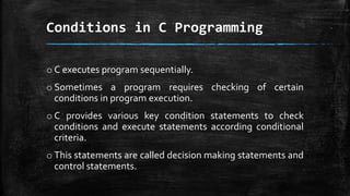 Control structure of c | PPT