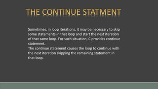 Control structure of c language | PPTX | Programming Languages | Computing