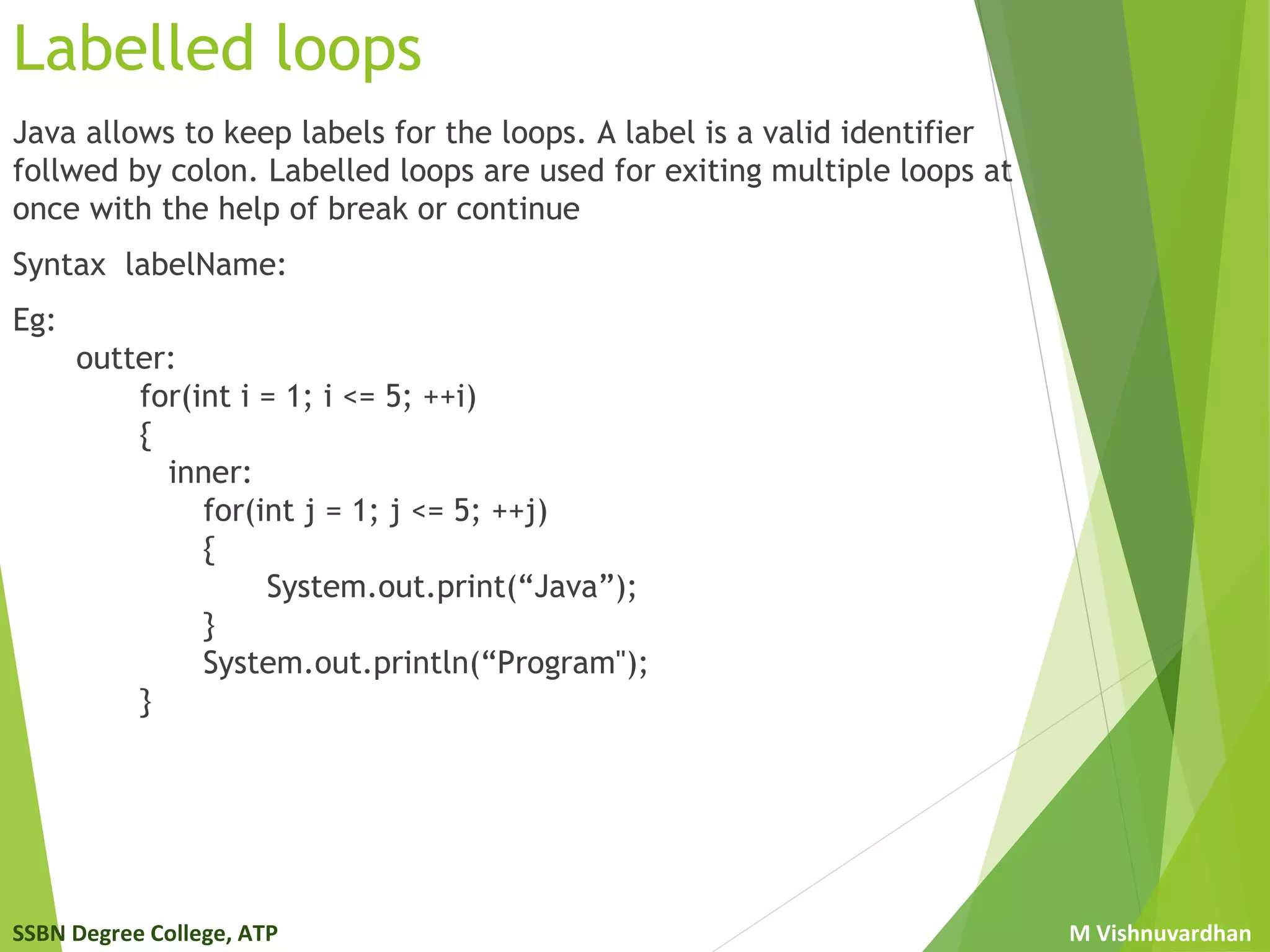 Control structures | PPT