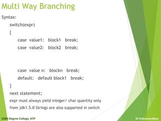Control structures | PPT