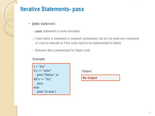 Python Control Structures Ppt Programming Languages Computing 2667