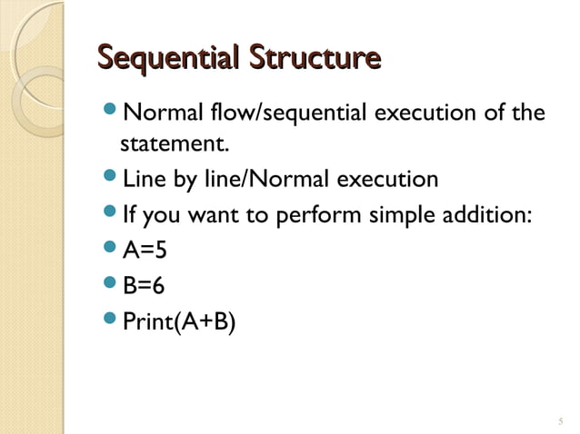 Python Control Structures Ppt Programming Languages Computing