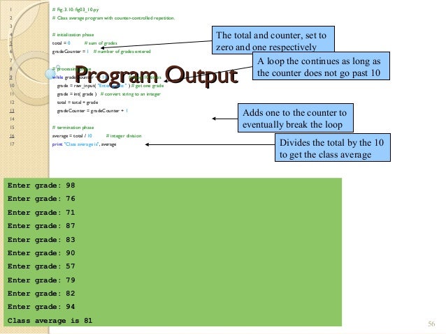 Python Control Structures