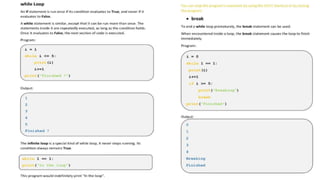 control structures | PPTX | Programming Languages | Computing