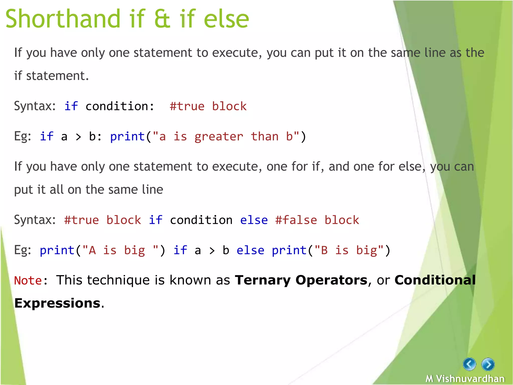 Python Control Structures Pptx