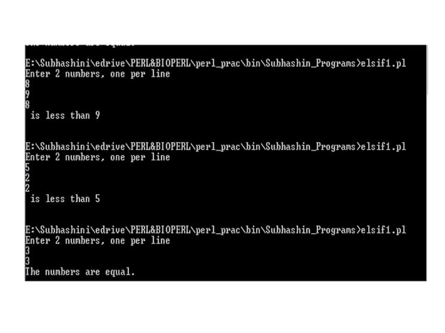 Types Of Control Structures Seen In Perlppt Programming Languages Computing