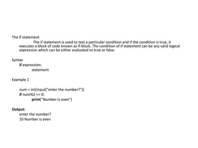 Control structures pyhton | PPT