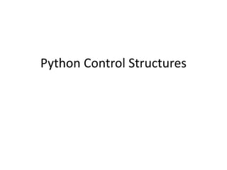 Python If-Else & Loops (40ch | PPT