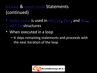 Control structures repetition | PPT