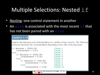 Control structures selection | PPT