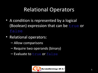 Control structures selection | PPT