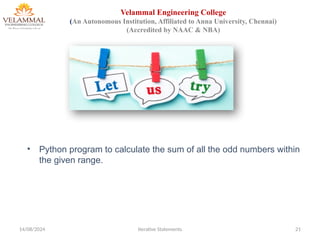 Control structures2_ppt_Control flow statements | PPT