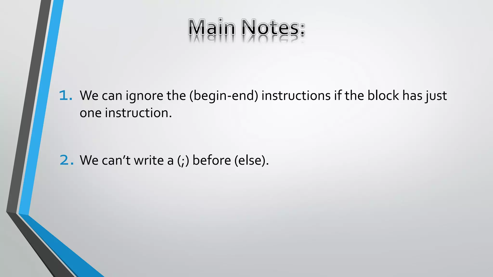 Control structures c2 c3 | PPT