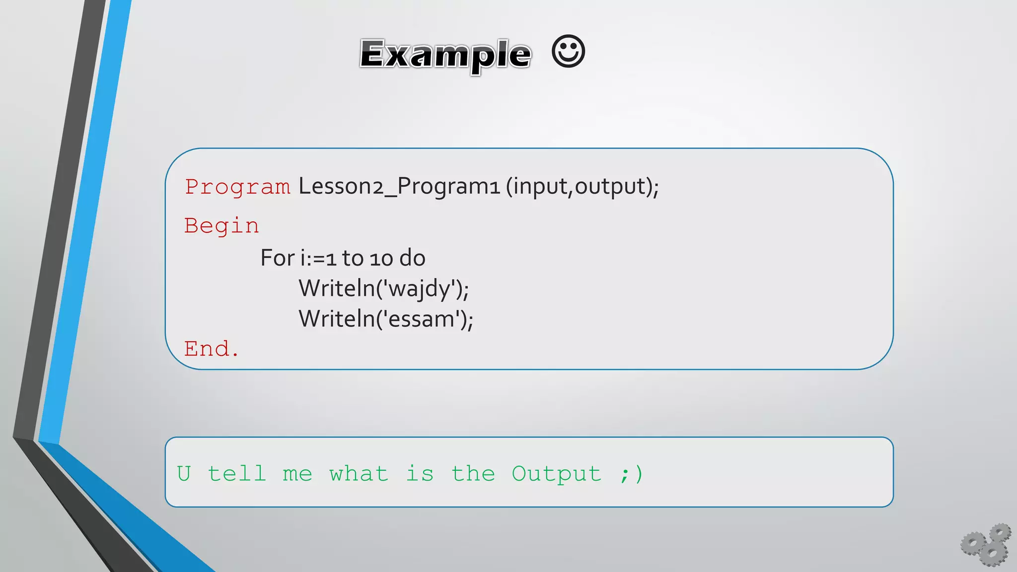 Control structures c2 c3 | PPT
