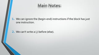 Control structures c2 c3 | PDF
