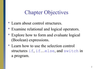 Control structures i | PPT
