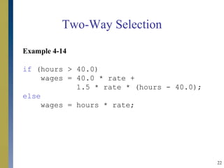 Control structures i | PPT | Programming Languages | Computing
