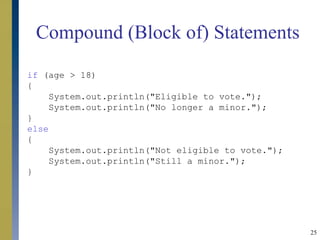 Control structures i | PPT | Programming Languages | Computing