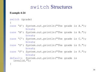 Control structures i | PPT | Programming Languages | Computing