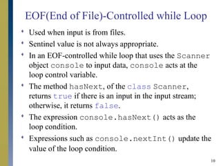 Control structures ii | PPT