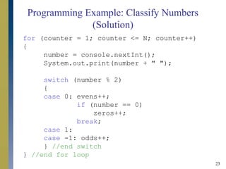 Control structures ii | PPT