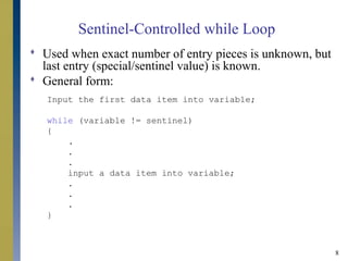 Control structures ii | PPT